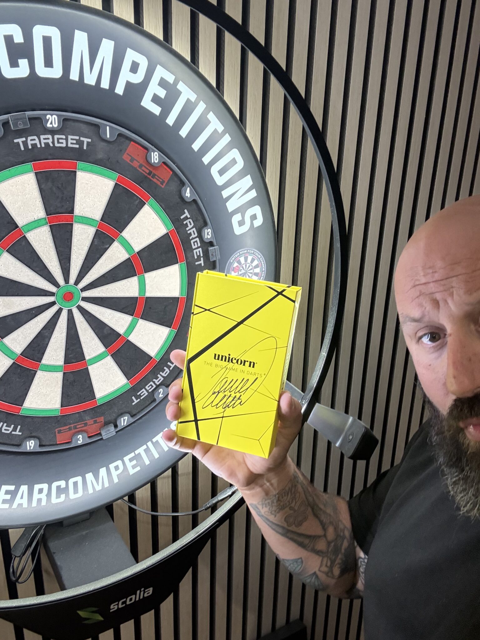 JAMES WADE SIGNED DARTS – FREE ENTRY – Dart Gear Competitions