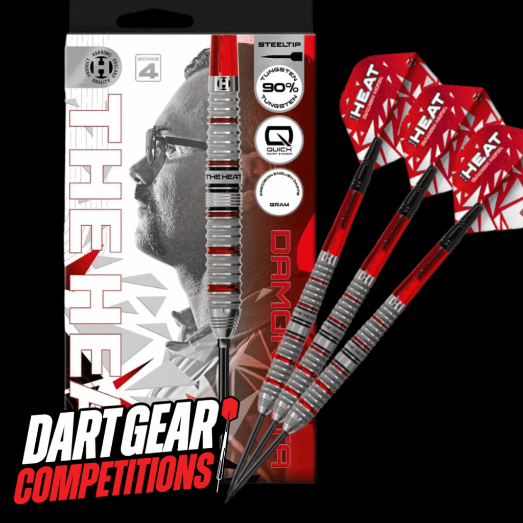 Damon Heta Series 4 QP 90% Tungsten Steel Tip Darts – Dart Gear ...