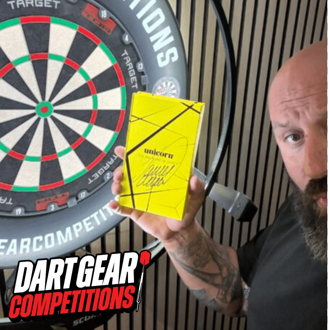 SIGNED JAMES WADE PREMIER DARTS – Dart Gear Competitions