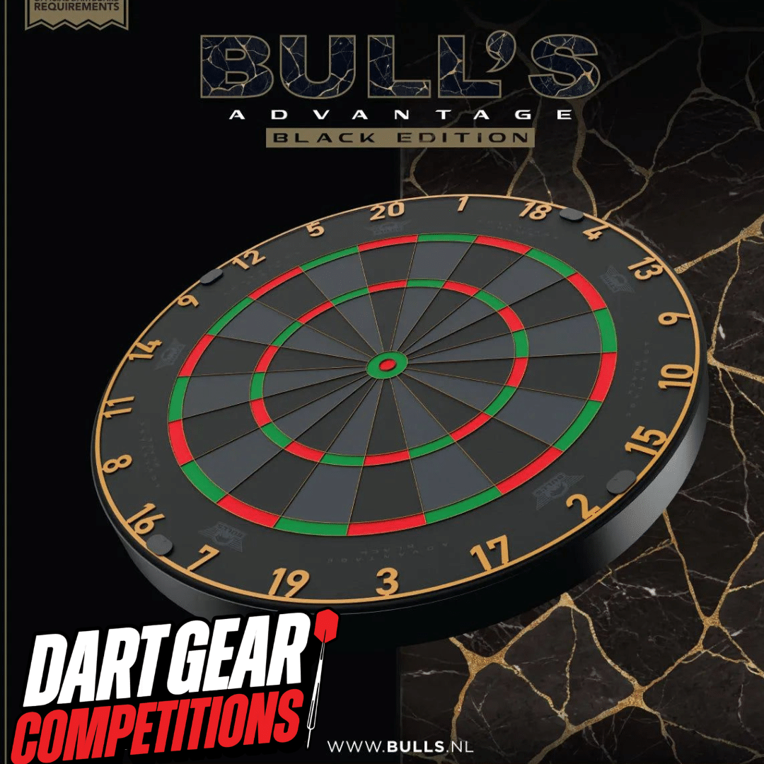 Bull’s NL Advantage Black Professional Dartboard – 1 HOUR COMP – Dart ...
