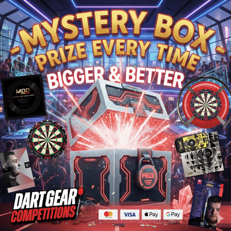 DARTS MYSTERY BOX – PRIZE EVERY TIME – BIGGER & BETTER – Dart Gear ...