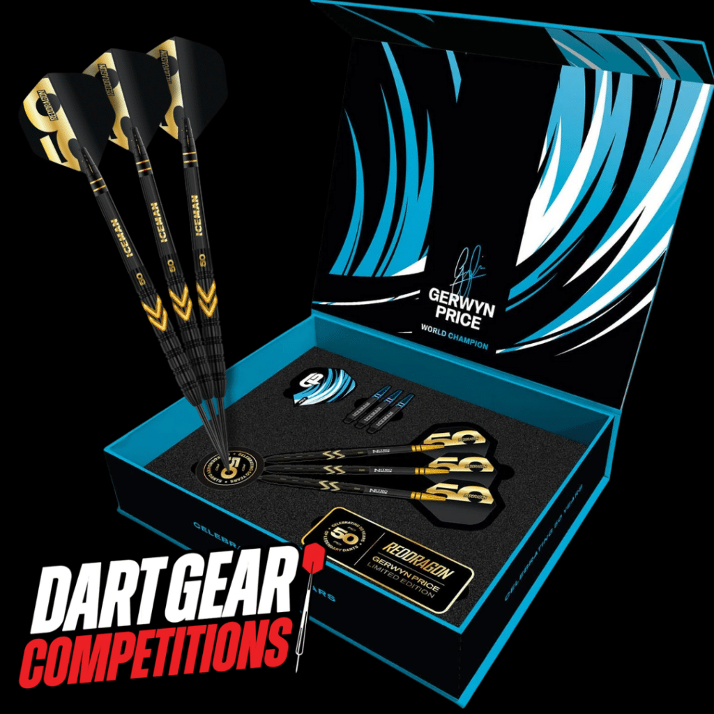 Gerwyn Price 50 Year Player Edition – AFTER DARK 🦉 – Dart Gear Competitions